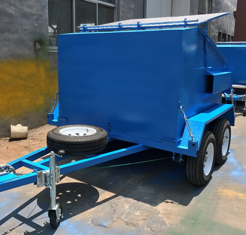 trailer skip,Tipper trailer,tipper trailer bins,mobile skips,trailer ...